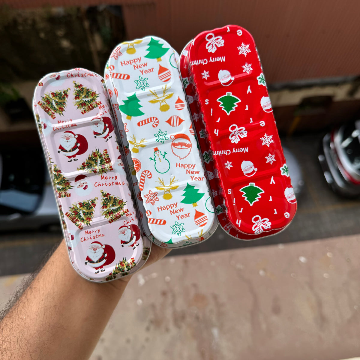 Christmas Rectangle Bakeable Foil Cups (10pc) – Arife.Aesthetics