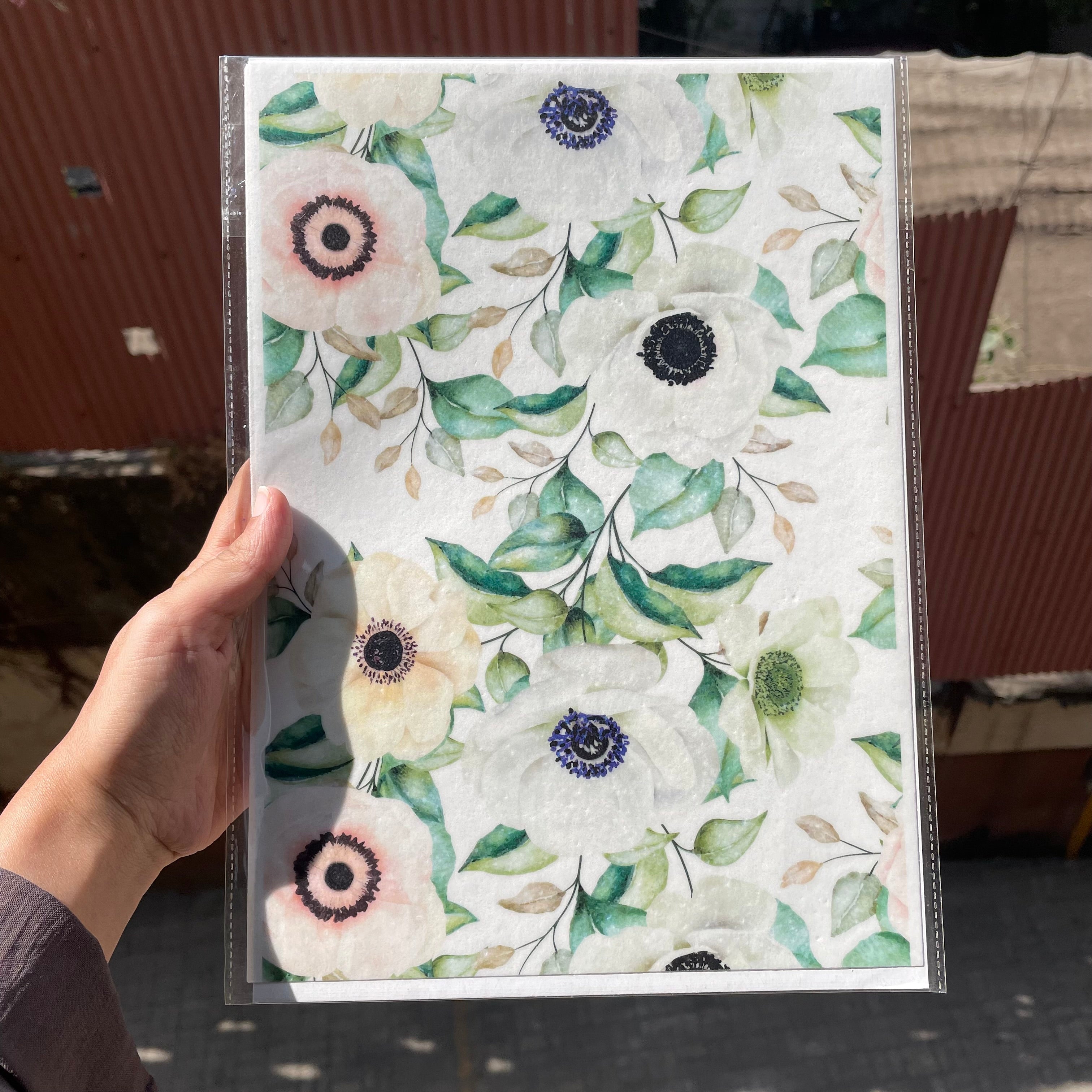 A4 Edible Floral Wafer Sheet – Arife.Aesthetics