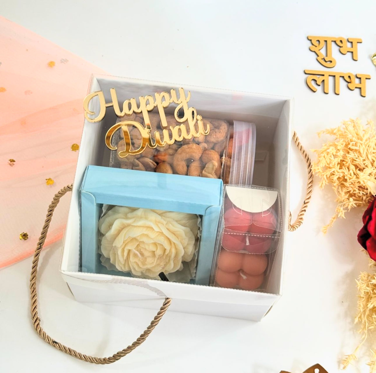 Hamper String Box With Transparent Lid 8x8x4 (10pcs) – Arife.Aesthetics